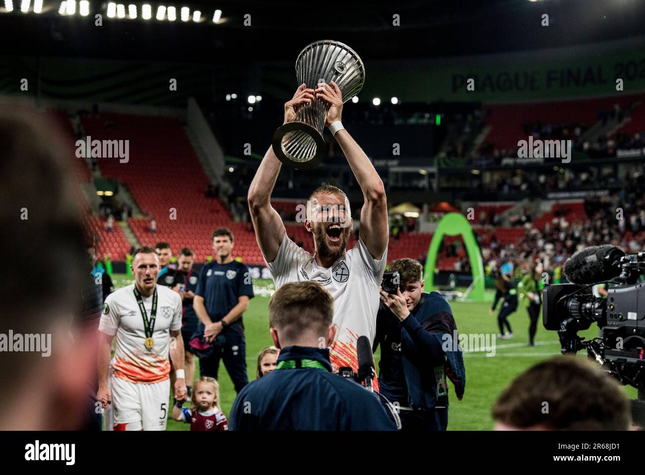 Prague, Czech Republic. 07th June, 2023. Tomas Soucek of West Ham ...