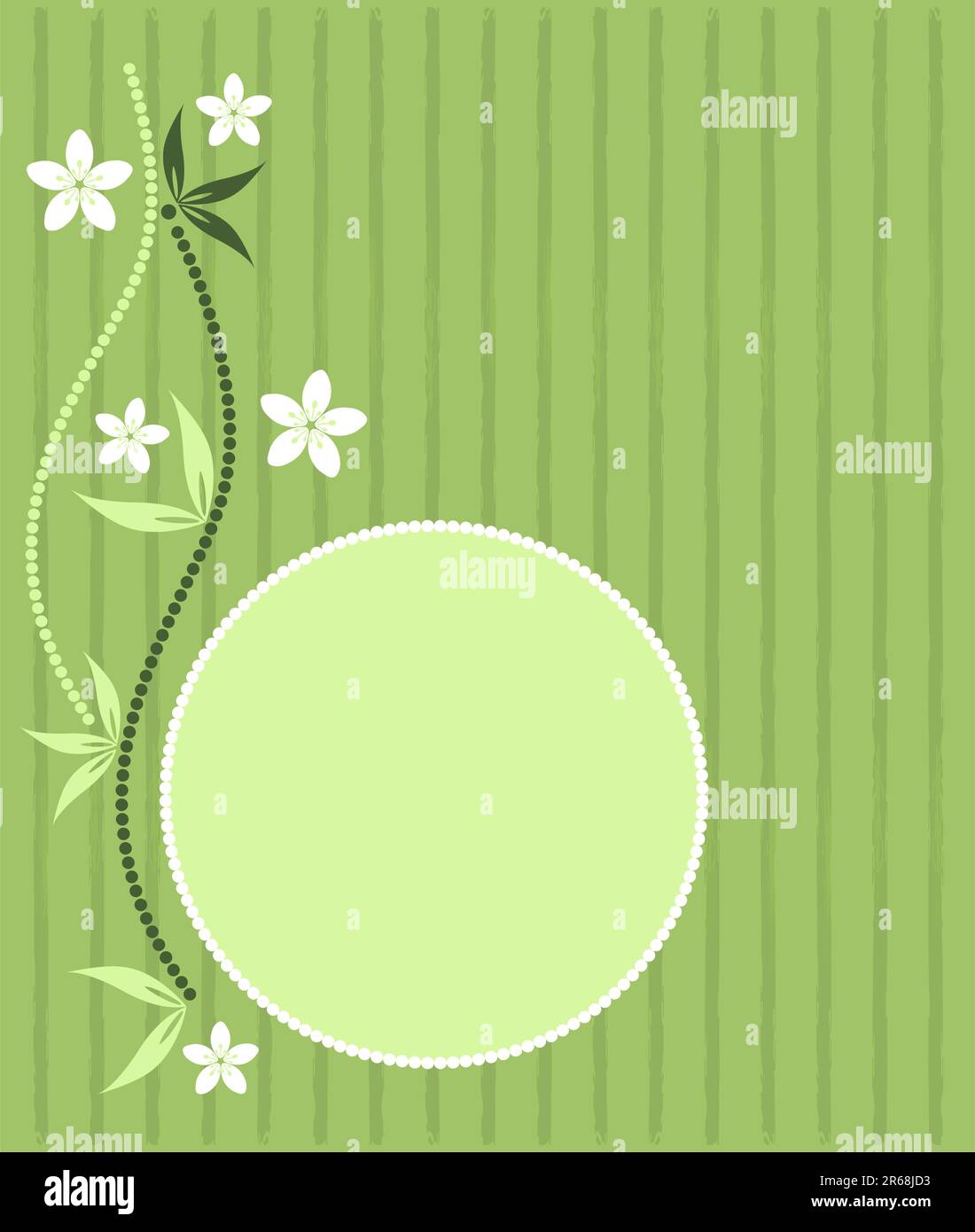 Spring floral japanese style background with space for text Stock ...