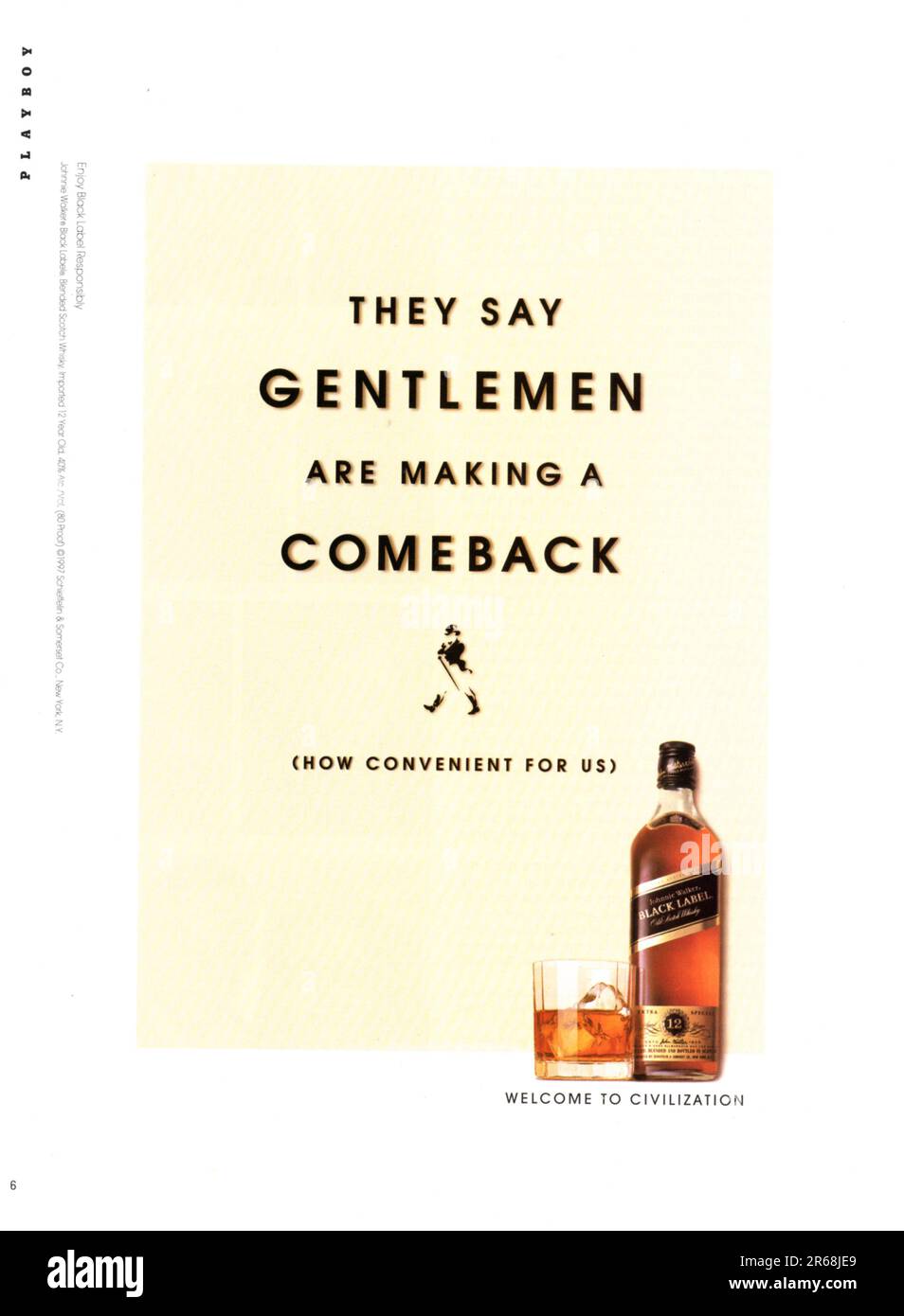 VIntage Playboy Magazine October 1998 Issue Advert, USA Stock Photo - Alamy