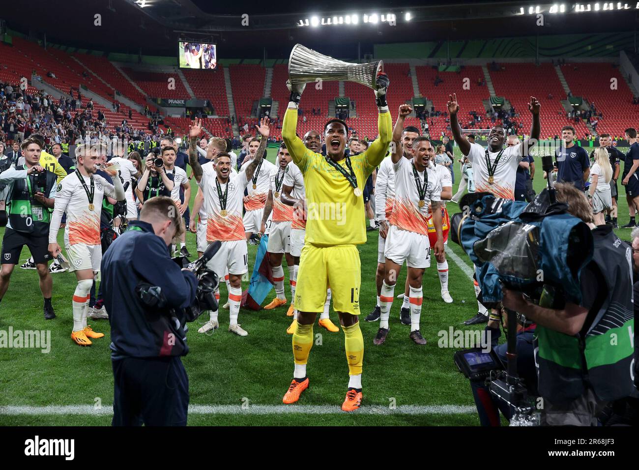 Prague, Czech Republic. 07th June, 2023. Alphonse Areola of West Ham ...
