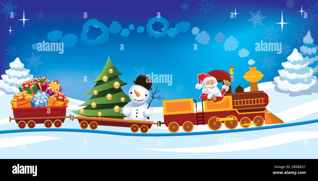 The toy train Stock Vector Images - Alamy