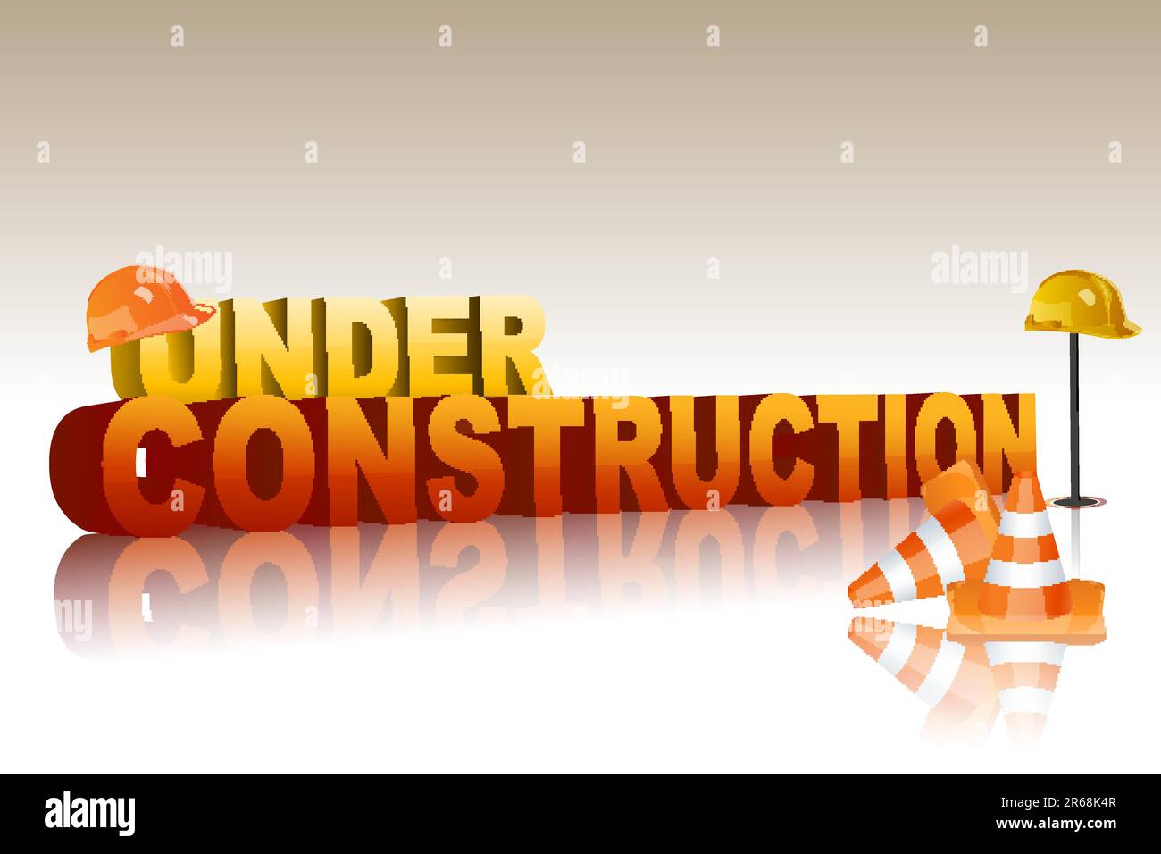 illustration of under construction Stock Vector Image & Art - Alamy