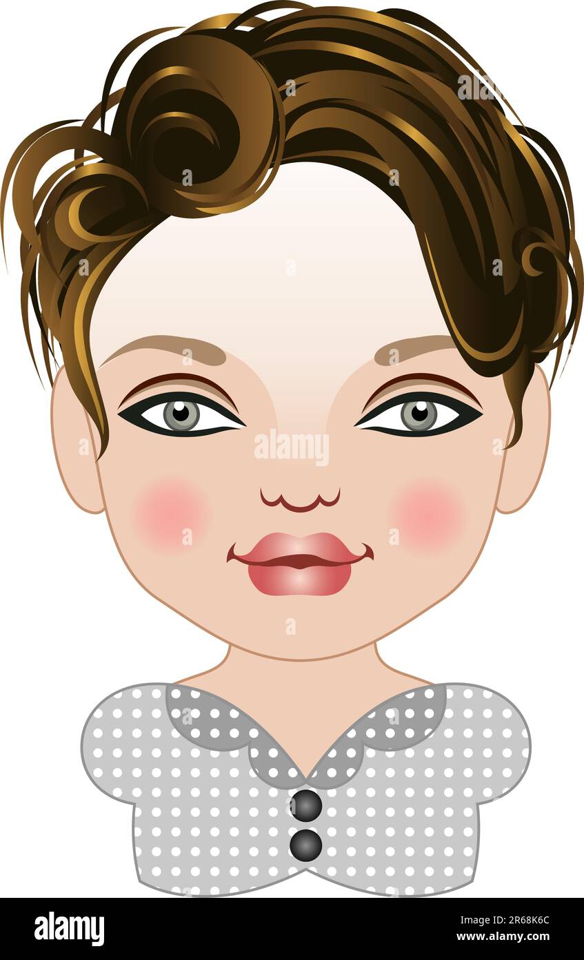 3d female character Stock Vector Images - Alamy