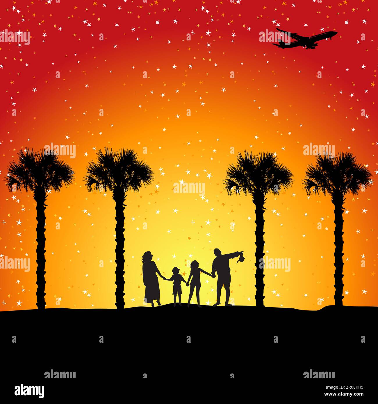 Summer holiday child relax Stock Vector Images - Alamy