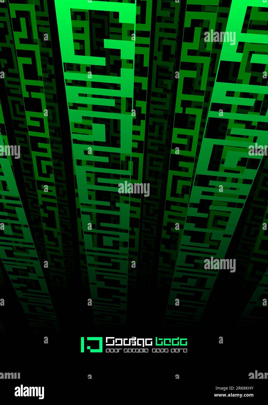 Cryptic green color Stock Vector Images - Alamy