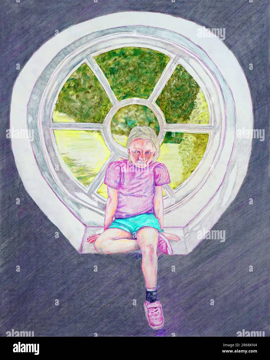 Drawing with pastel hi-res stock photography and images - Alamy