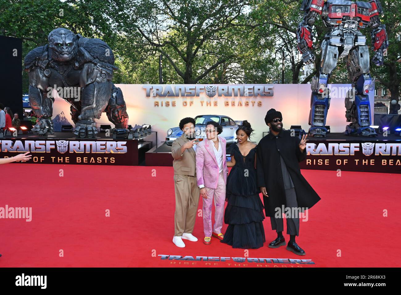 London, UK. 7th June, 2023. (L-R) Steven Caple Jr., Anthony Ramos ...