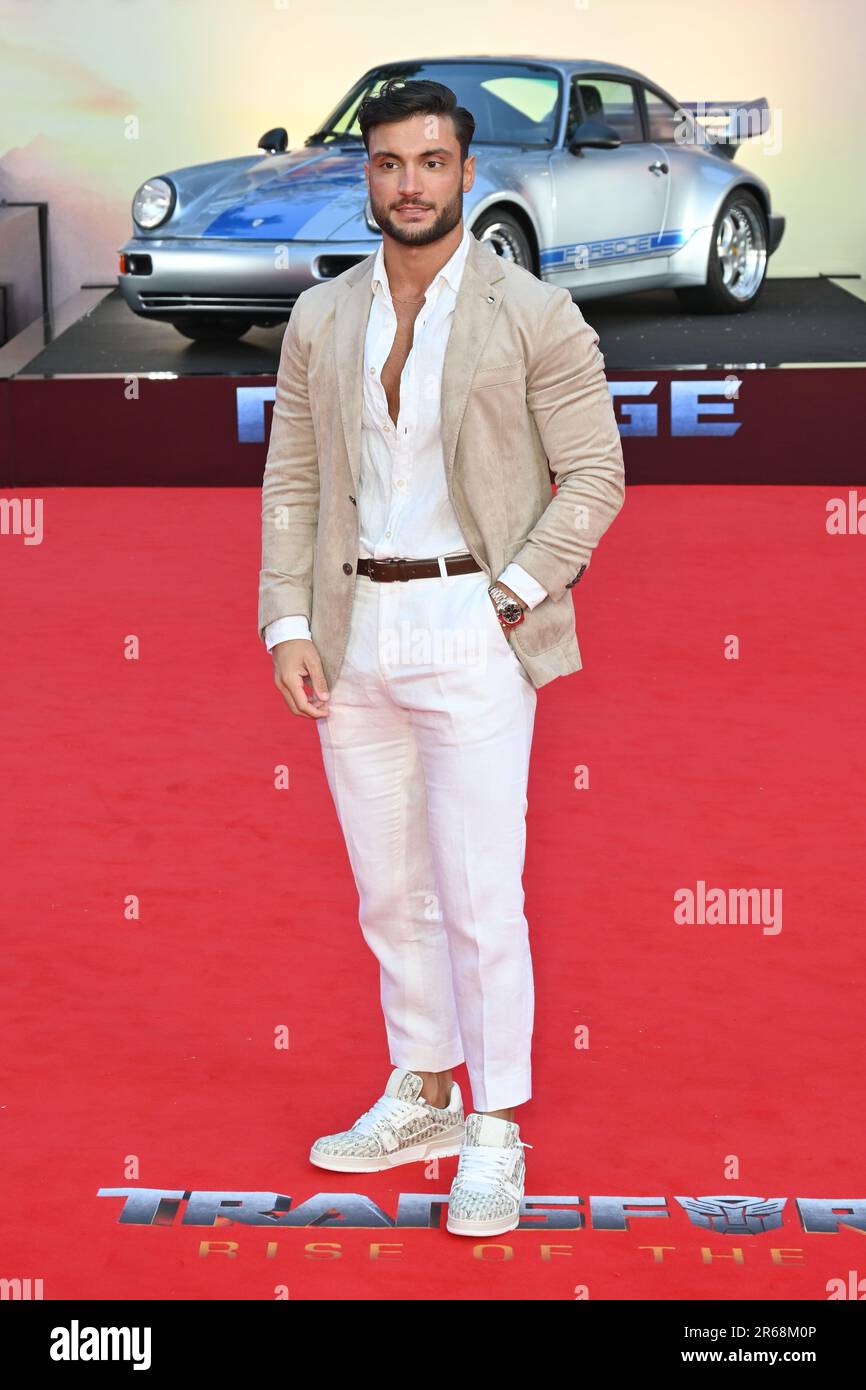 London, UK. 7th June, 2023. Davide Sanclimenti at Transformers Rise of ...