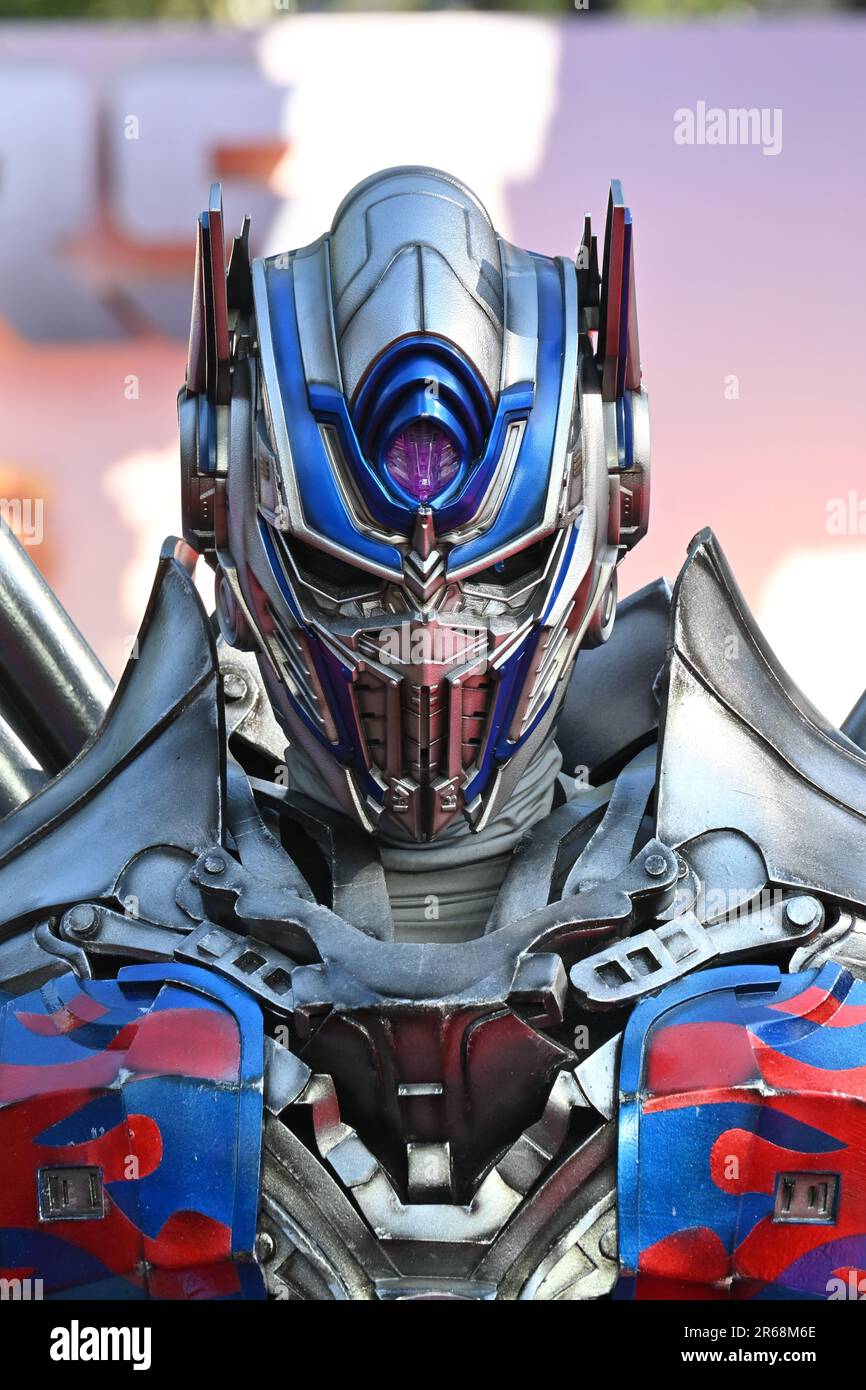 London, UK. 7th June, 2023. Transformer robots at Transformers Rise of ...