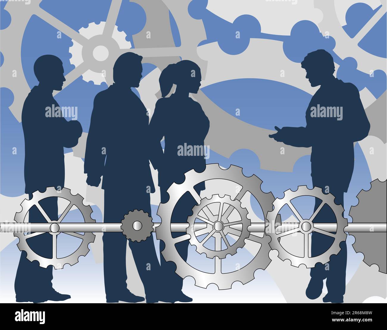 Cog cogs wheel wheels Stock Vector Images - Alamy