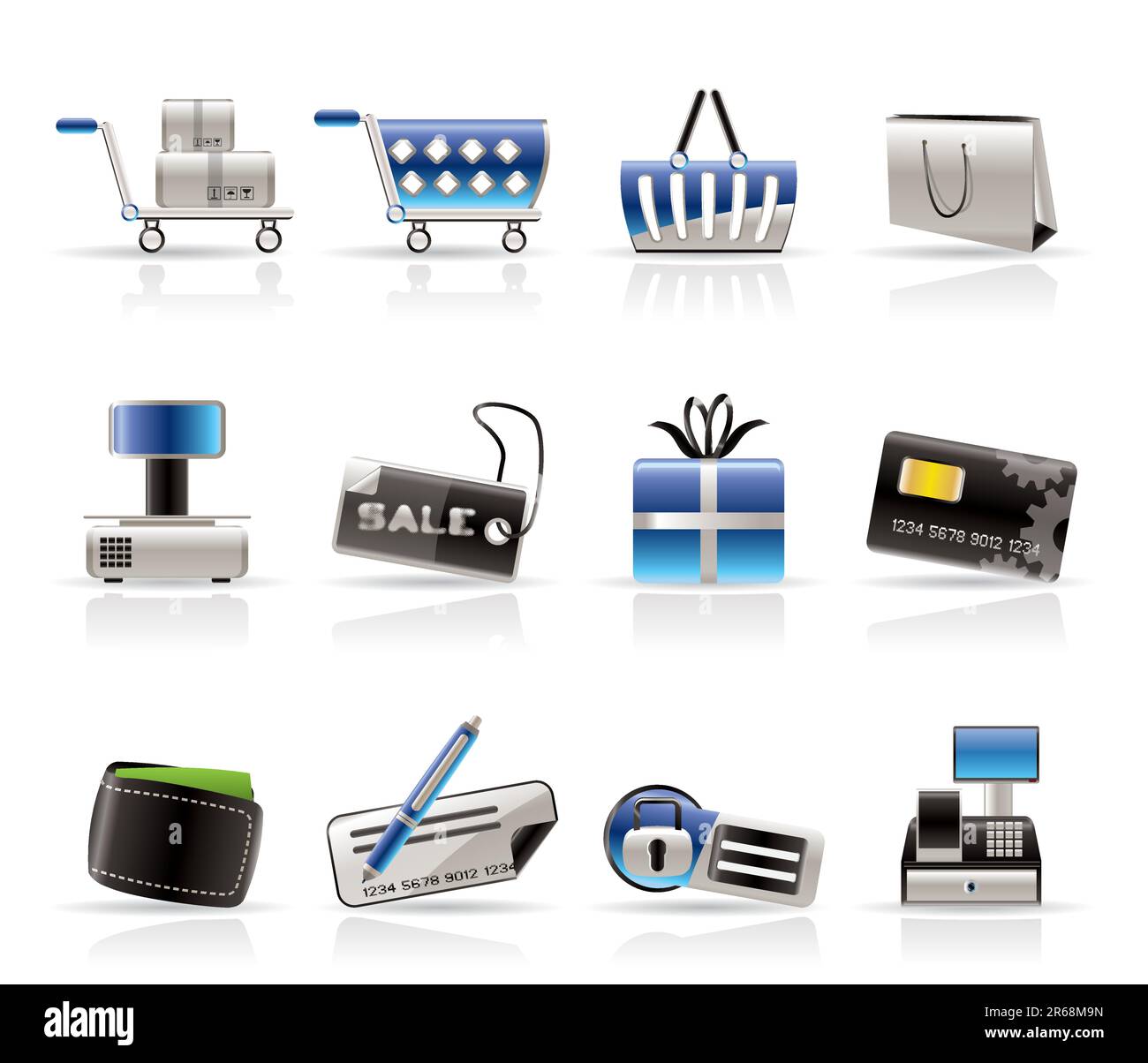 Balance shop Stock Vector Images - Alamy