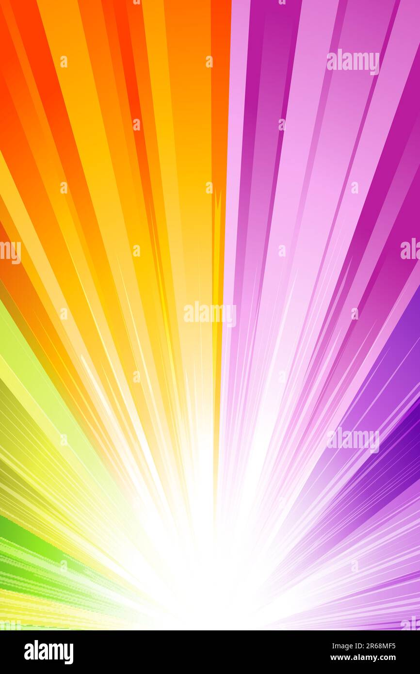 illustration of colorful sunburst background Stock Vector Image & Art ...
