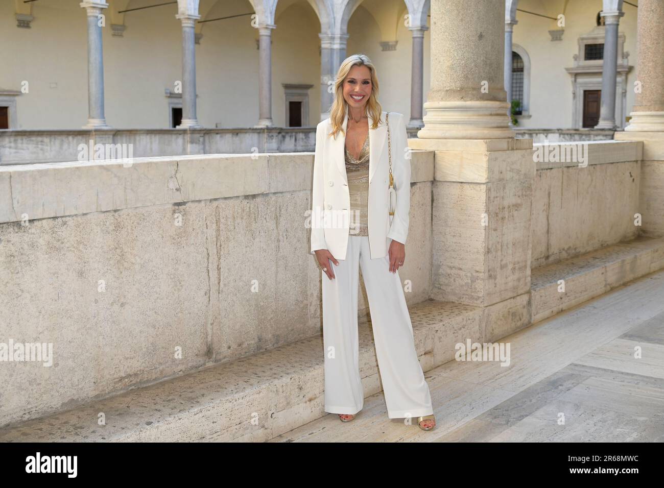 Rome, Italy. 07th June, 2023. Monica Marangoni attends the Premio ...