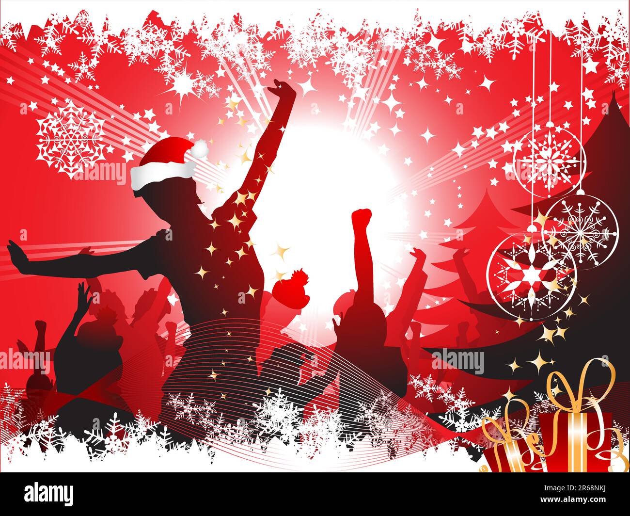 Christmas party background Stock Vector Image & Art - Alamy