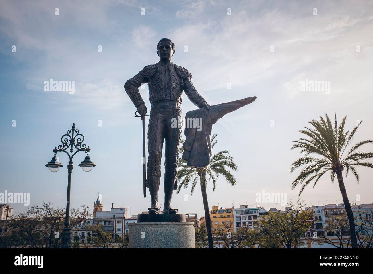 Monument to the bullfighter Manolo Vazquez Stock Photo - Alamy