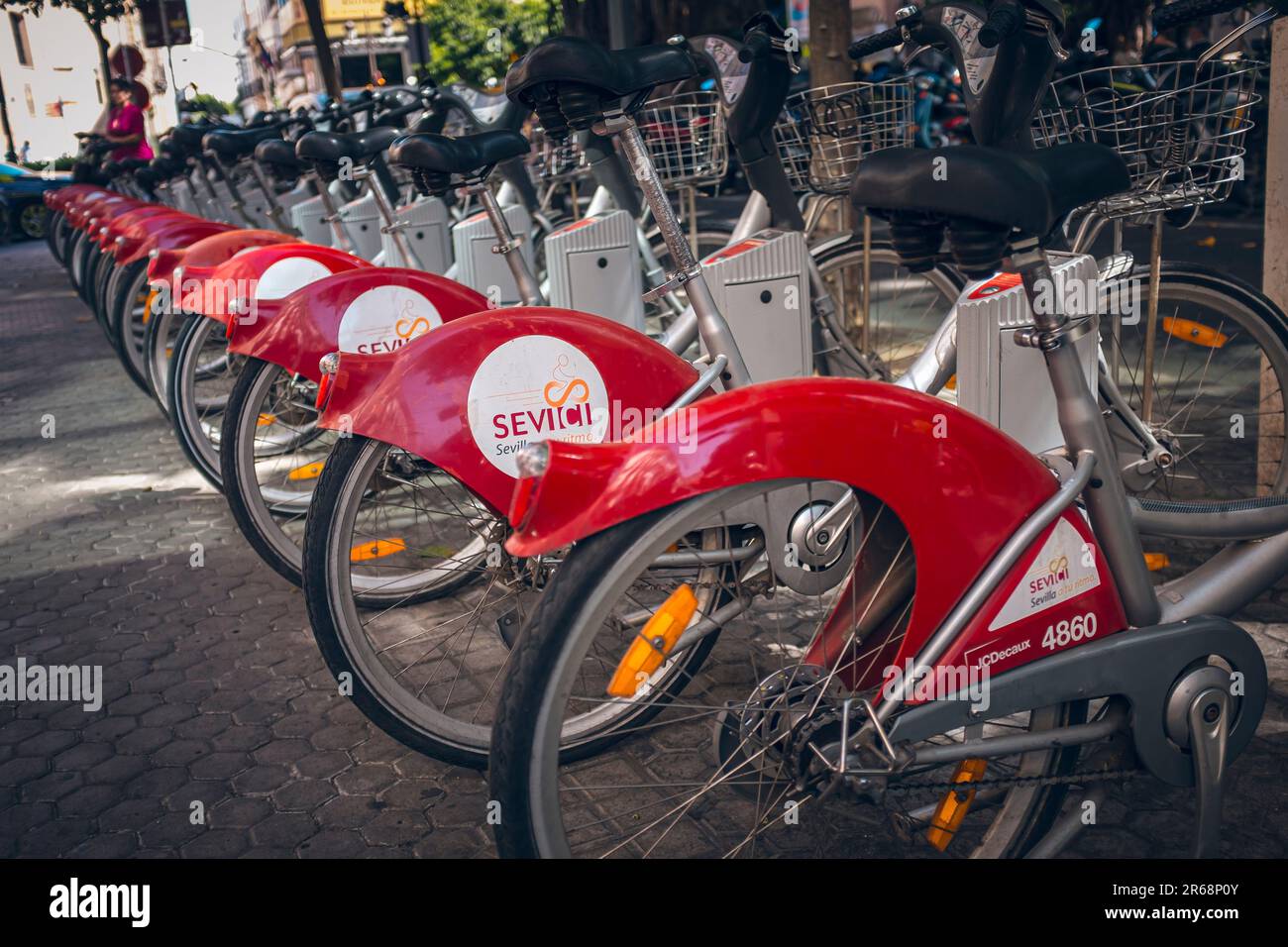 Seville mobility bike hi-res stock photography and images - Alamy