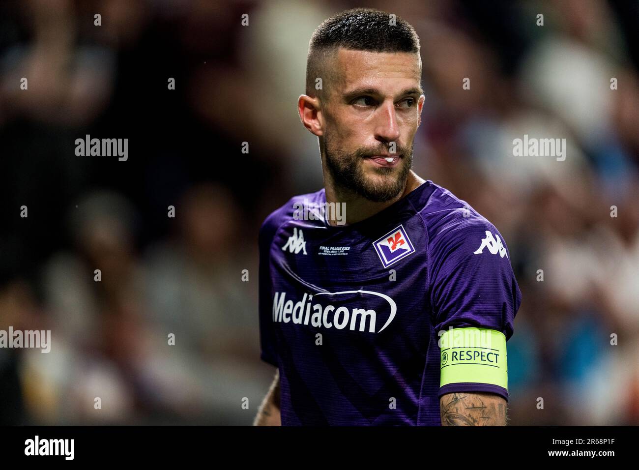 Prague, Czech Republic. 07th June, 2023. Cristiano Biraghi (3) of ...