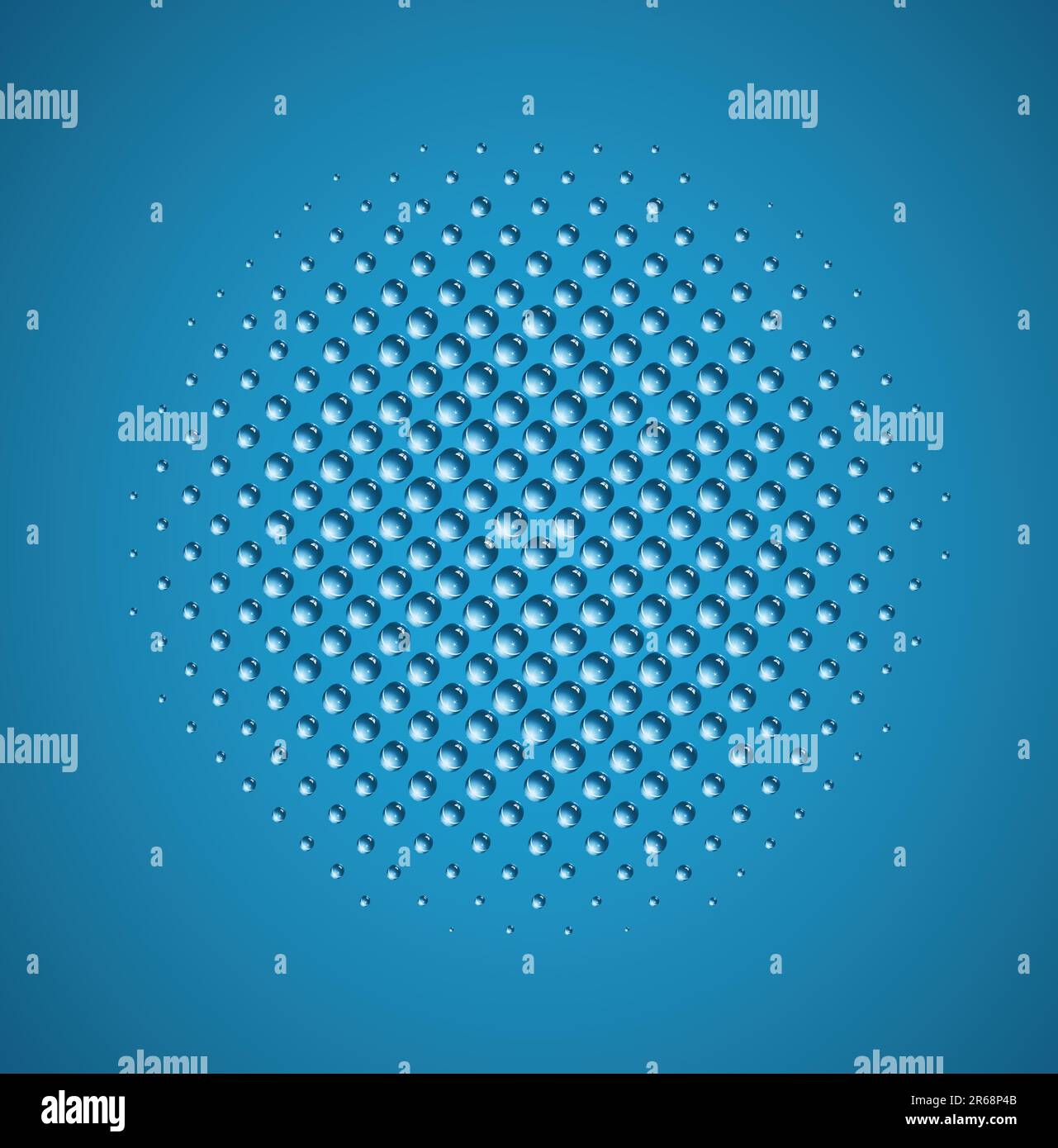 Beautiful Halftone Dew Drop Stock Vector Image And Art Alamy