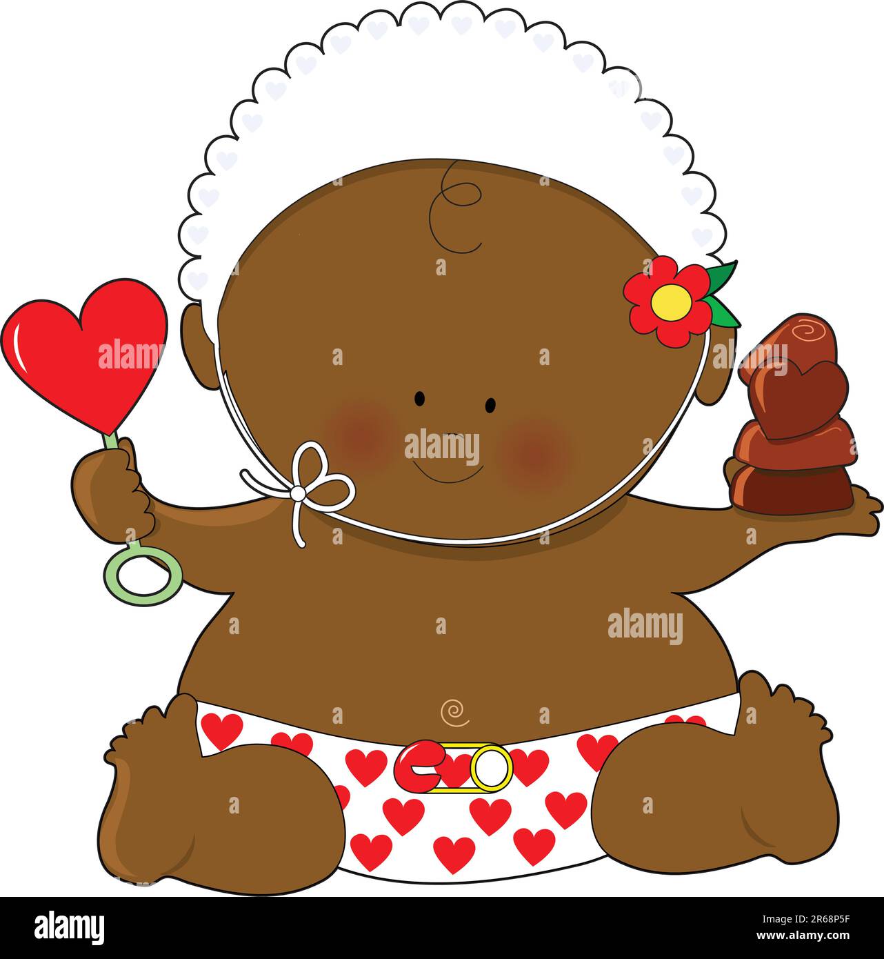 Love for chocolates Stock Vector Images - Alamy