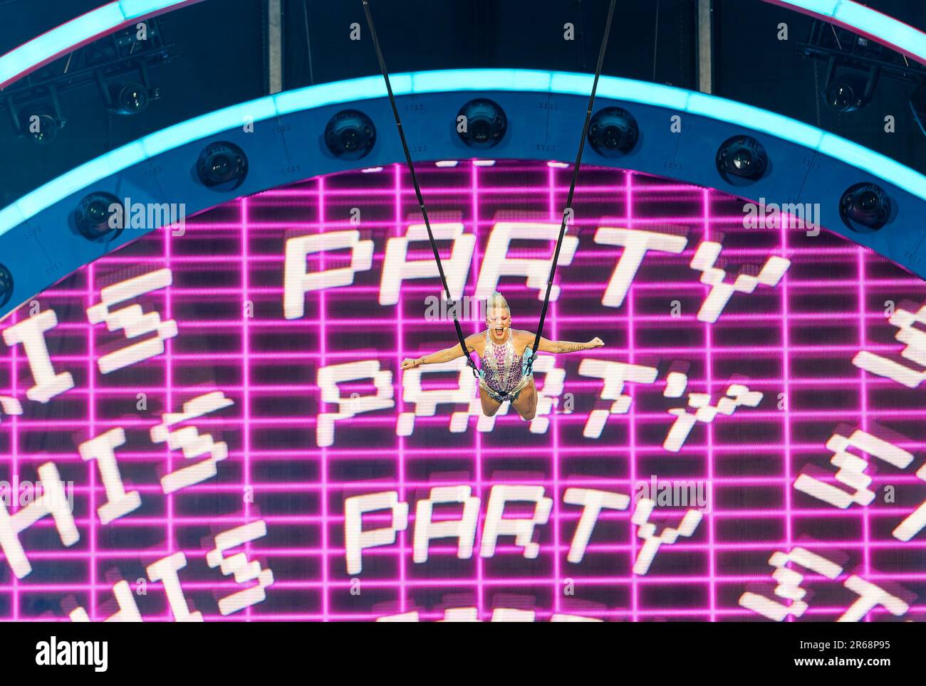 June 7, 2023, United kingdom: 7th June 2023 , Bolton, UK :..American ...