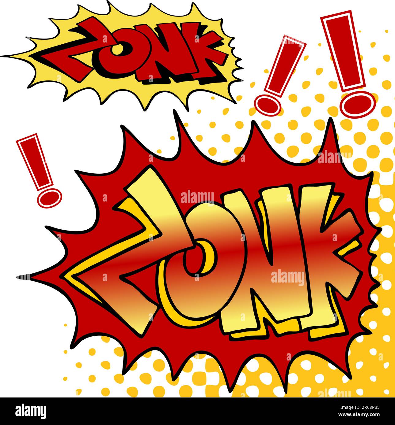 An image of zonk comic book text Stock Vector Image & Art - Alamy