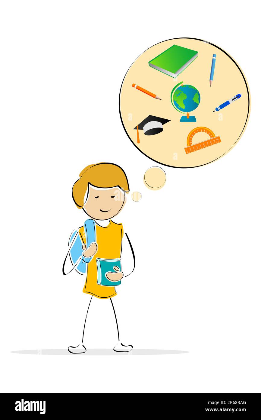 Thinking school Stock Vector Images - Alamy