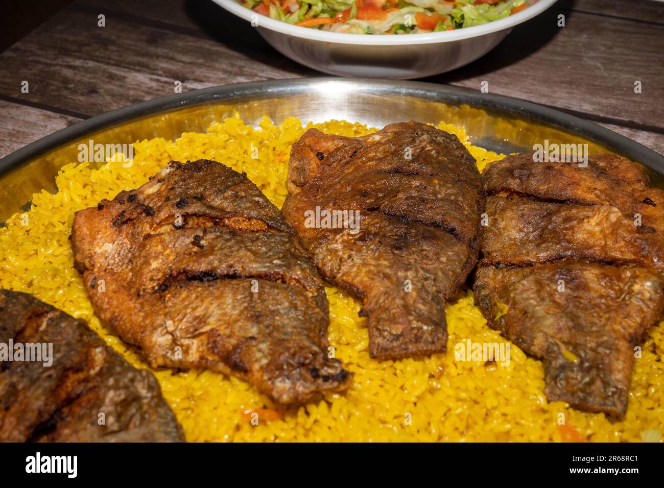 Caribbean fish rice hi-res stock photography and images - Alamy