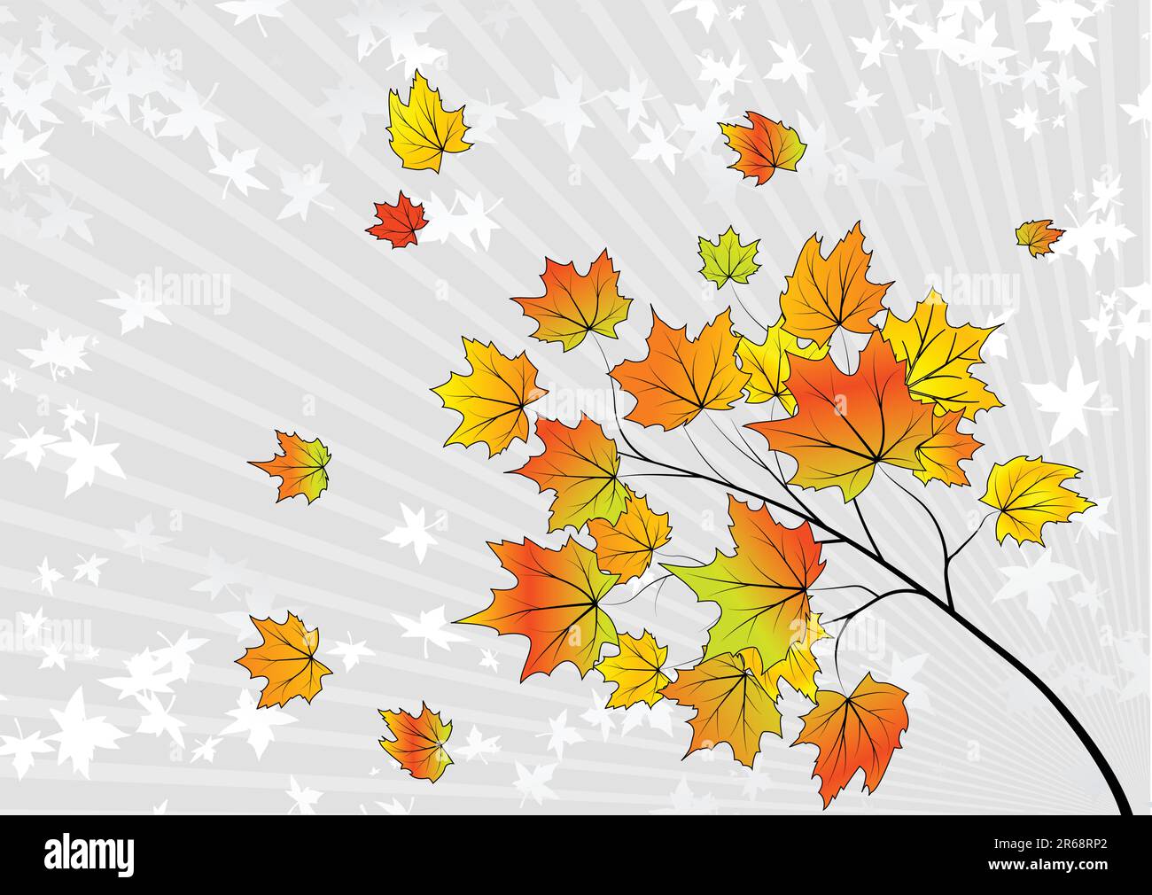 Abstract autumn background, vector illustration Stock Vector Image ...