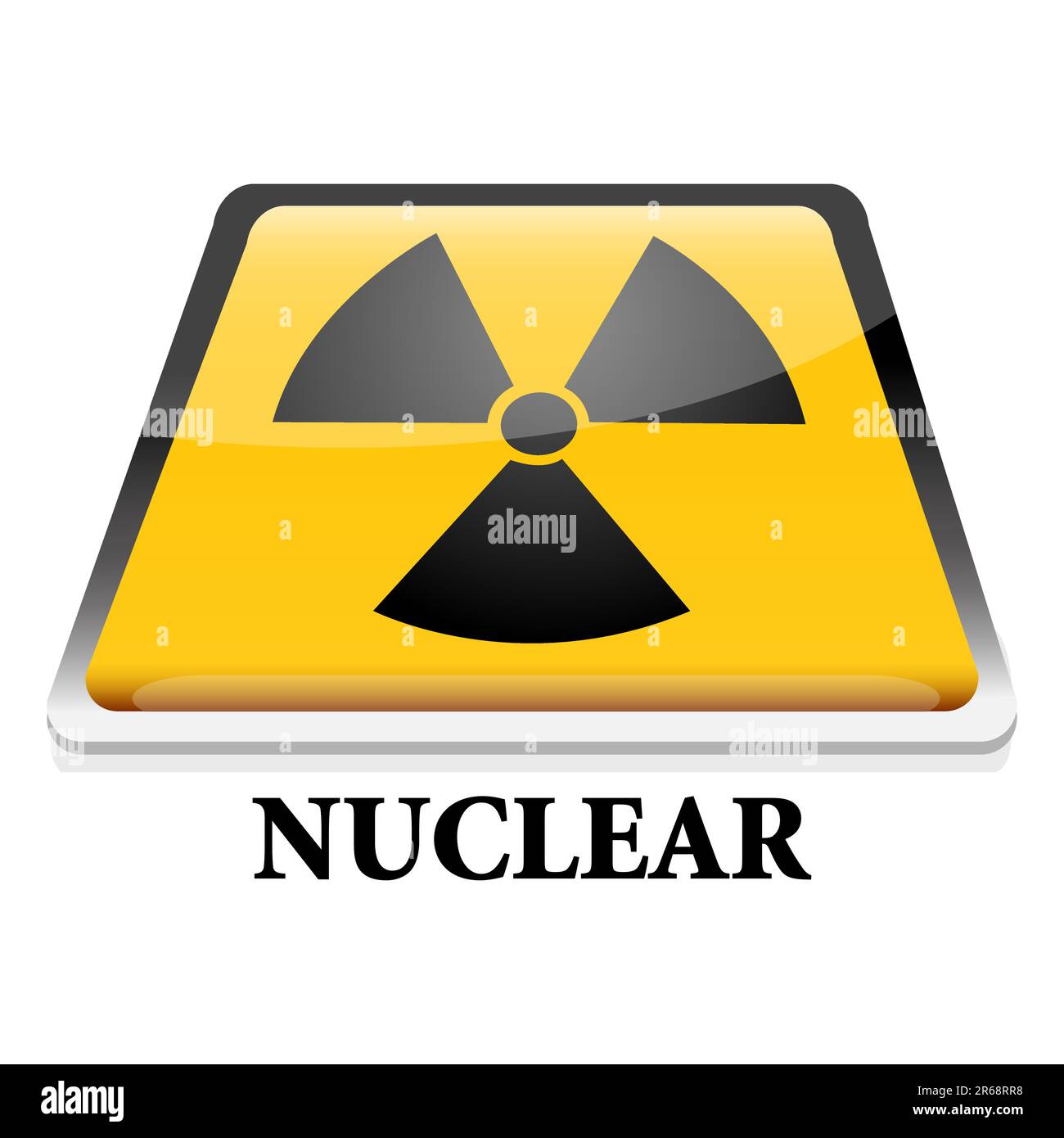 illustration of nuclear with white background Stock Vector Image & Art ...