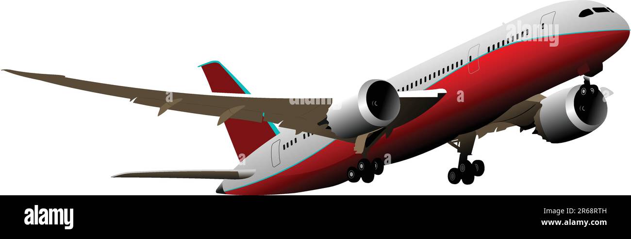 In flight approach Stock Vector Images - Alamy