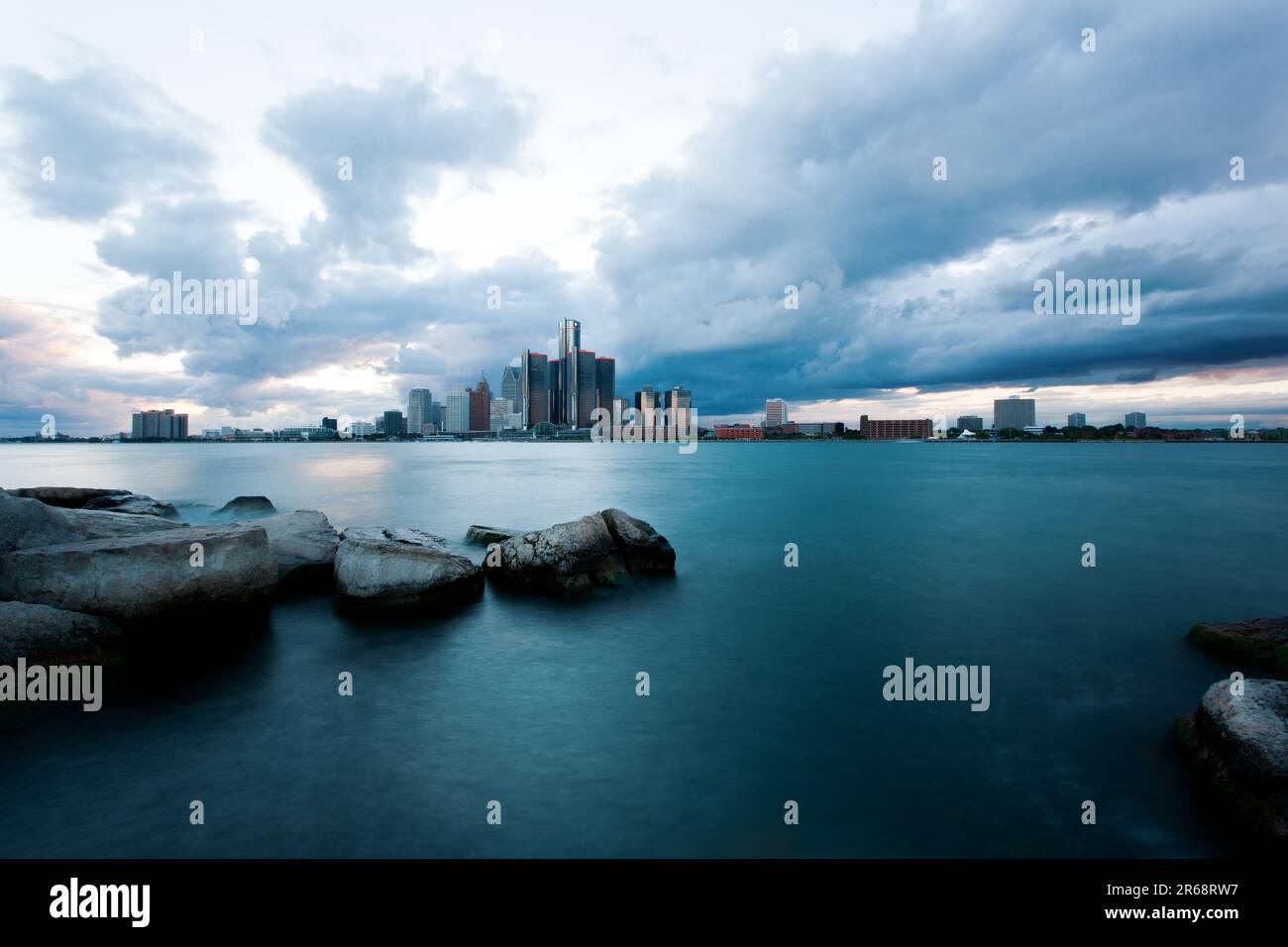 Detroit windsor border hi-res stock photography and images - Alamy