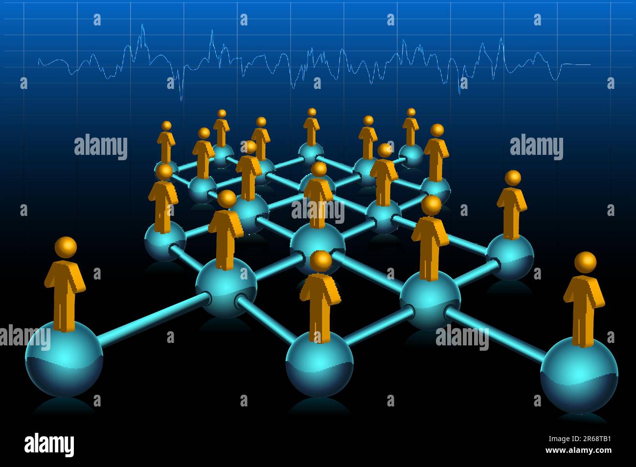 illustration of networking Stock Vector Image & Art - Alamy