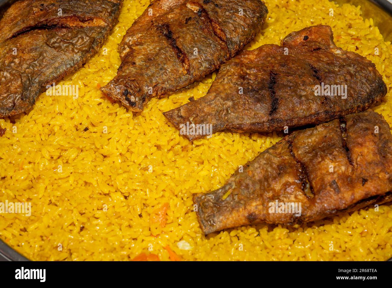 Caribbean fish rice hi-res stock photography and images - Alamy