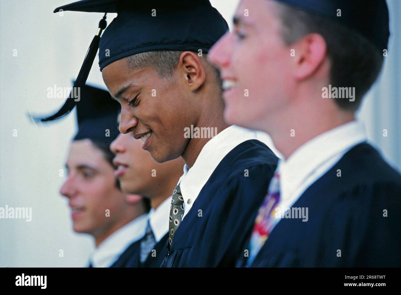 Happy group graduates hi-res stock photography and images - Alamy