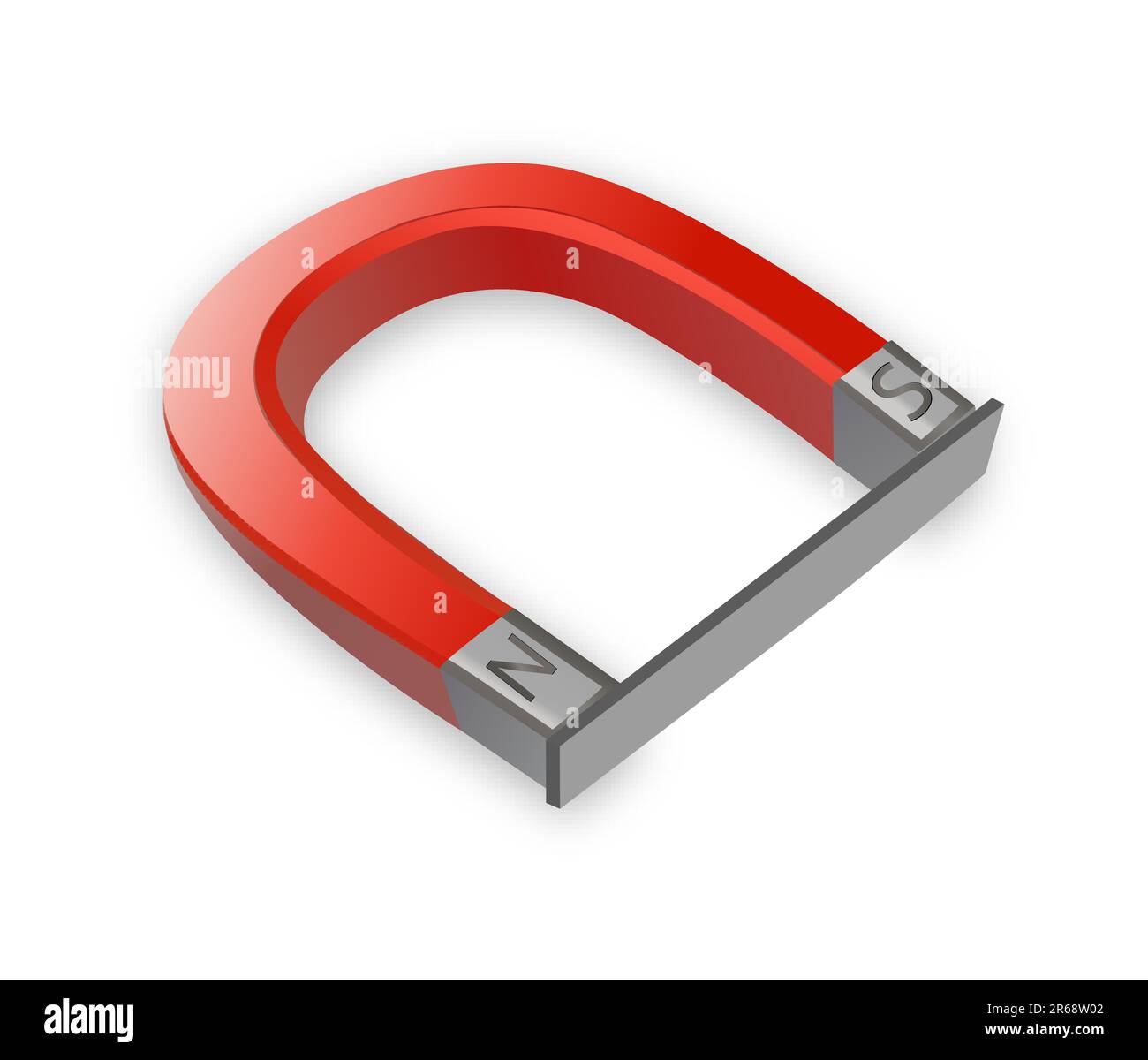 illustration of magnet sign on white background Stock Vector Image ...