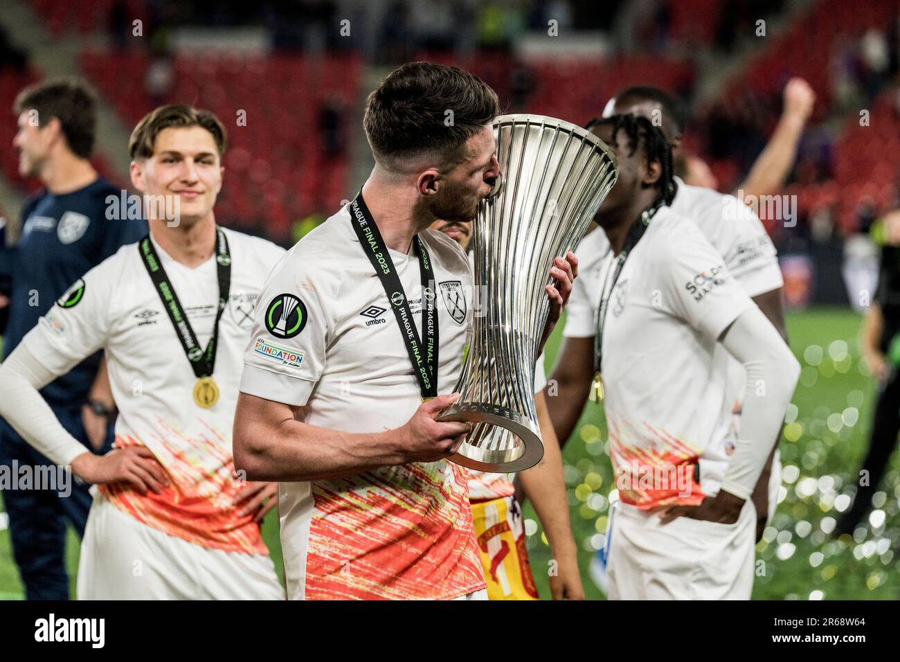 Prague, Czech Republic. 07th June, 2023. Declan Rice of West Ham United ...