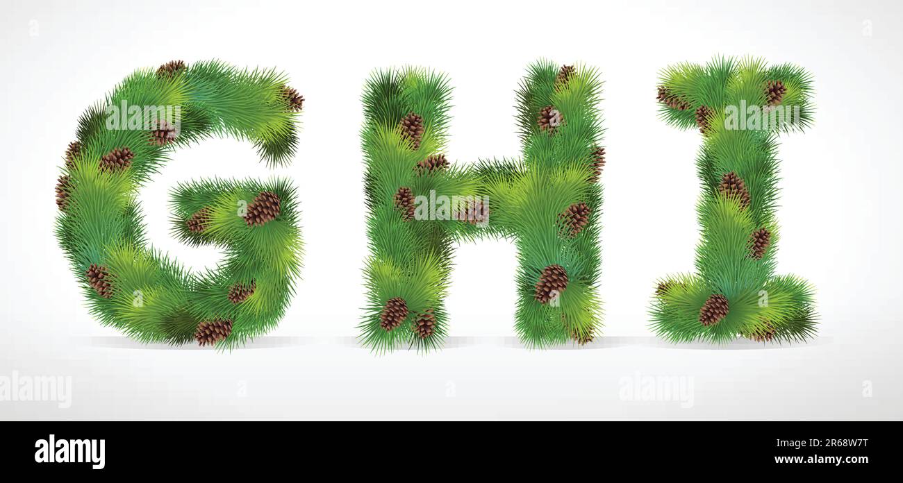 Ghi font Stock Vector Images - Alamy