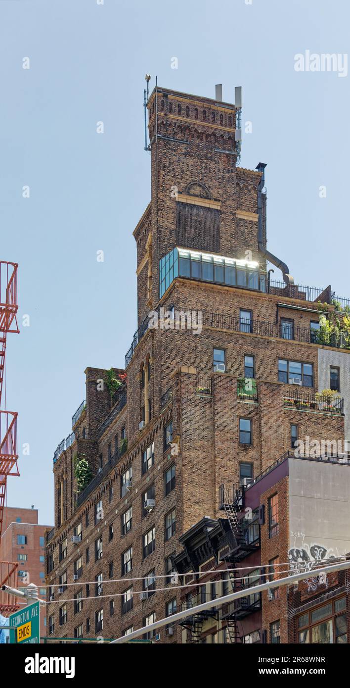 Emery Roth-designed 140 East 28th Street is a brown brick apartment ...