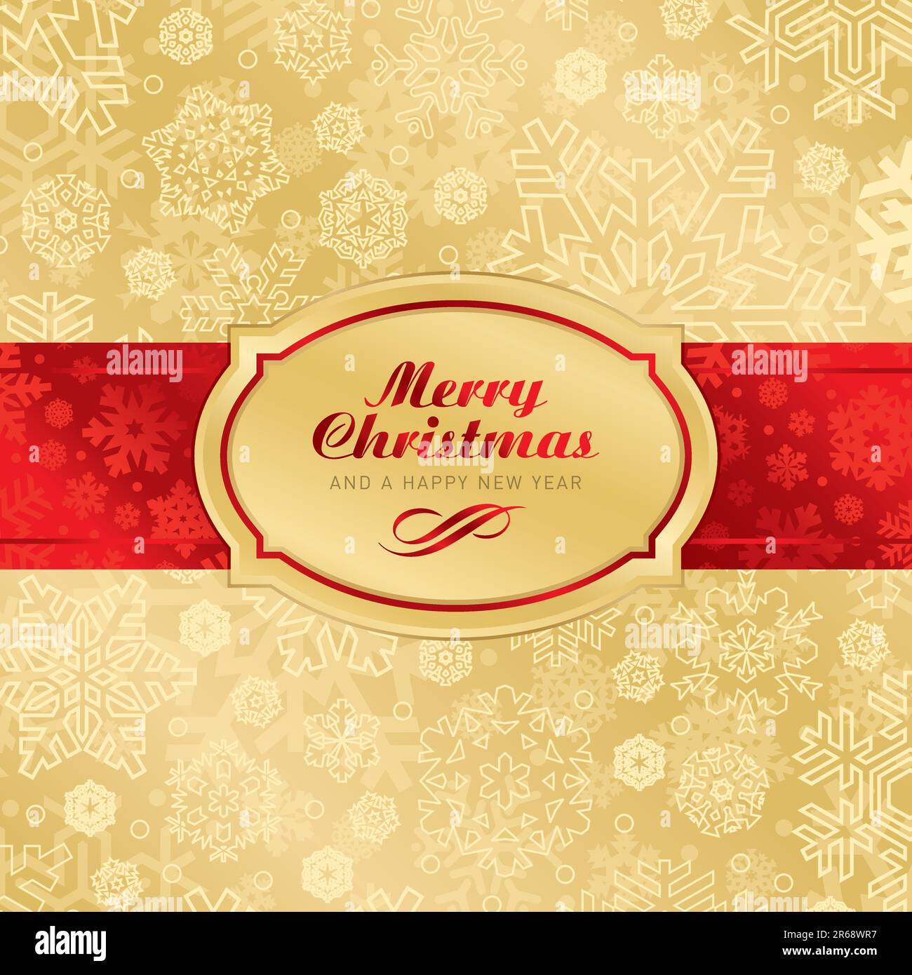 christmas label background, scalable and editable vector illustration ...