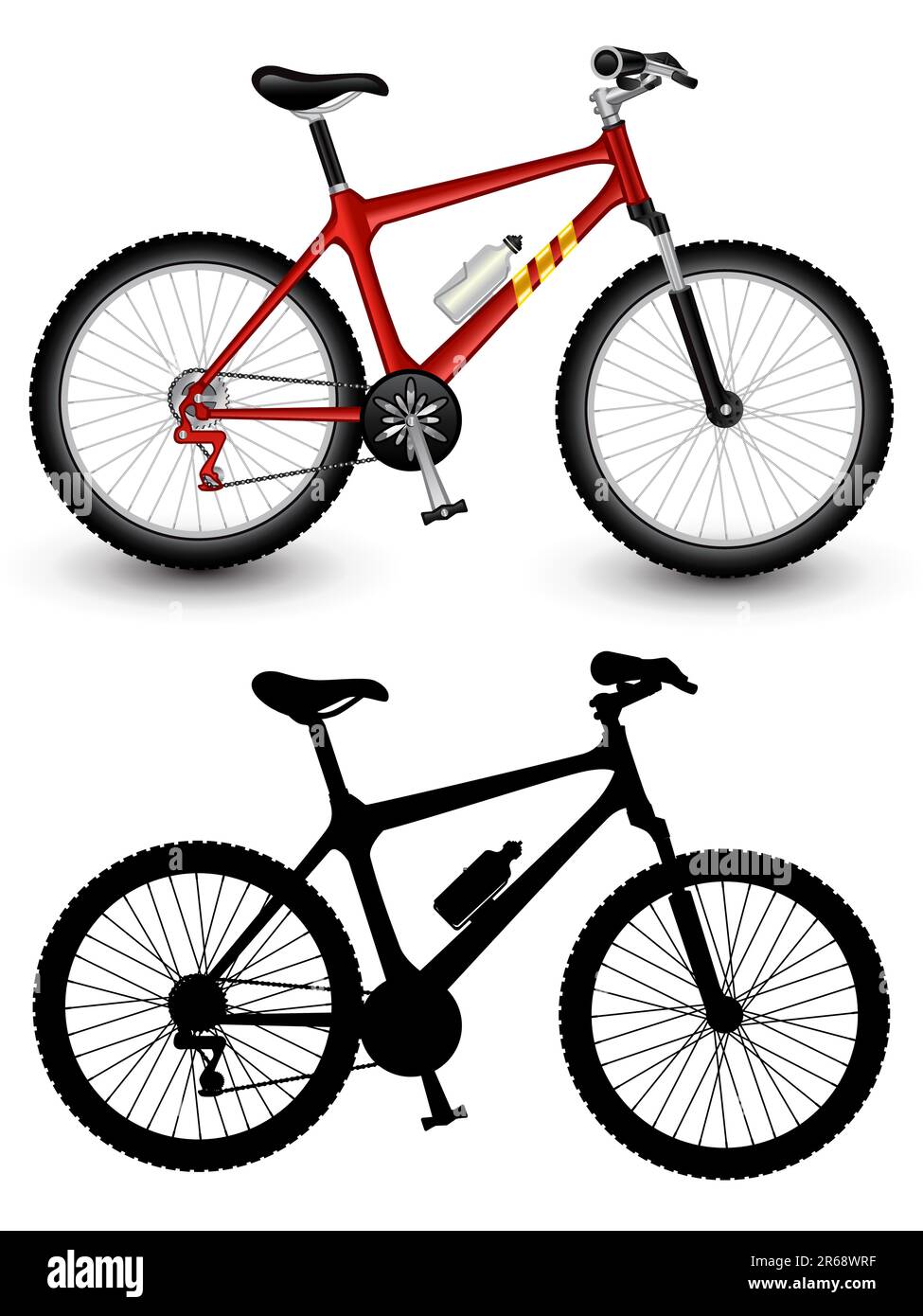 Isolated image of a bike. Vector illustration Stock Vector Image & Art ...