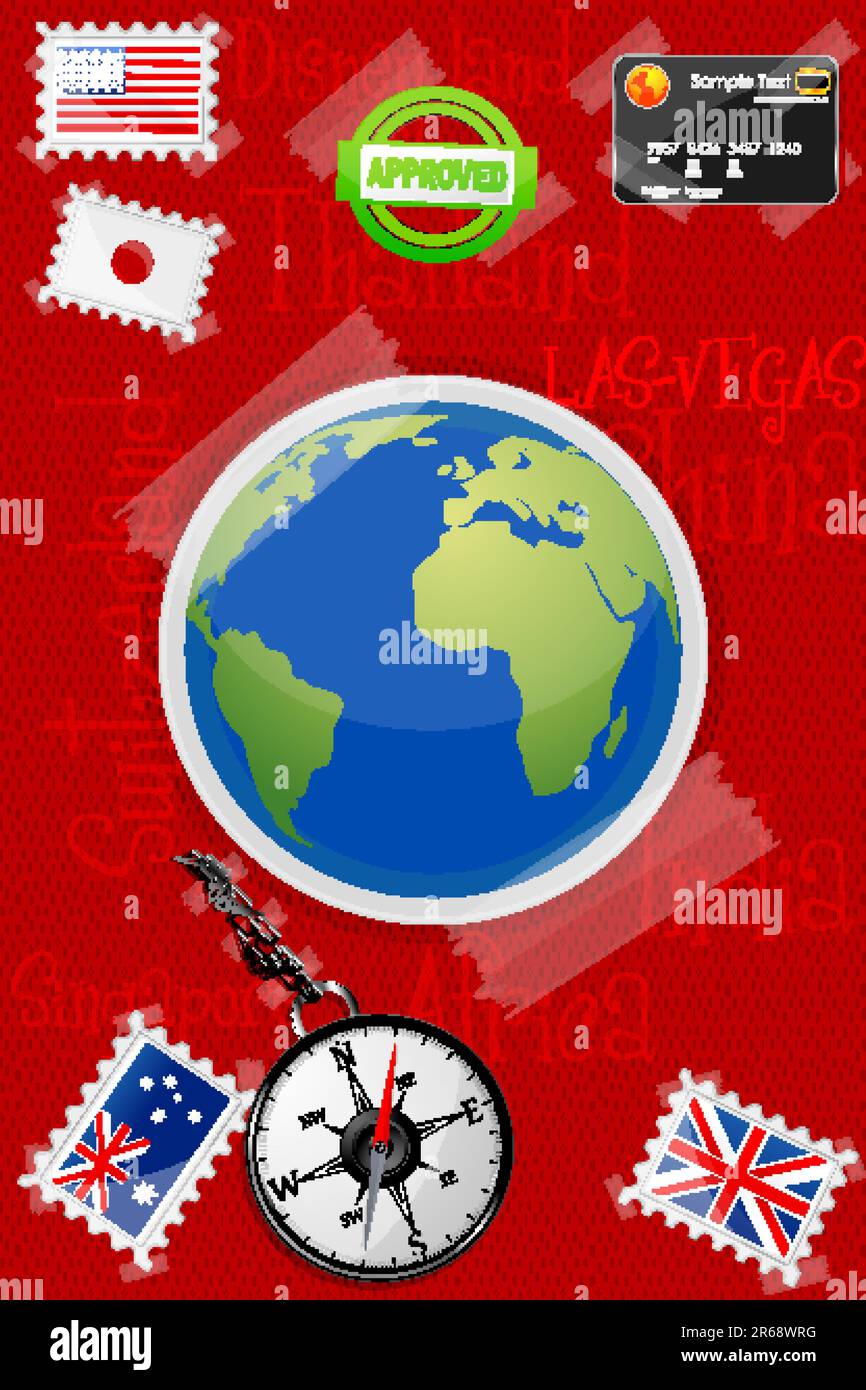 illustration of global communication Stock Vector Image & Art - Alamy