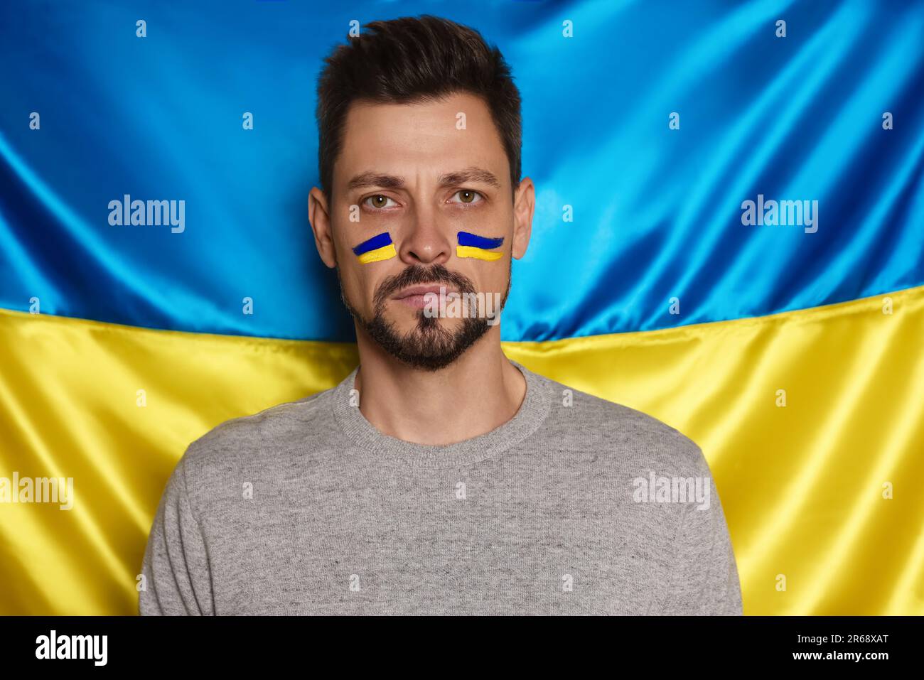 Ukrainian face paint hi-res stock photography and images - Alamy