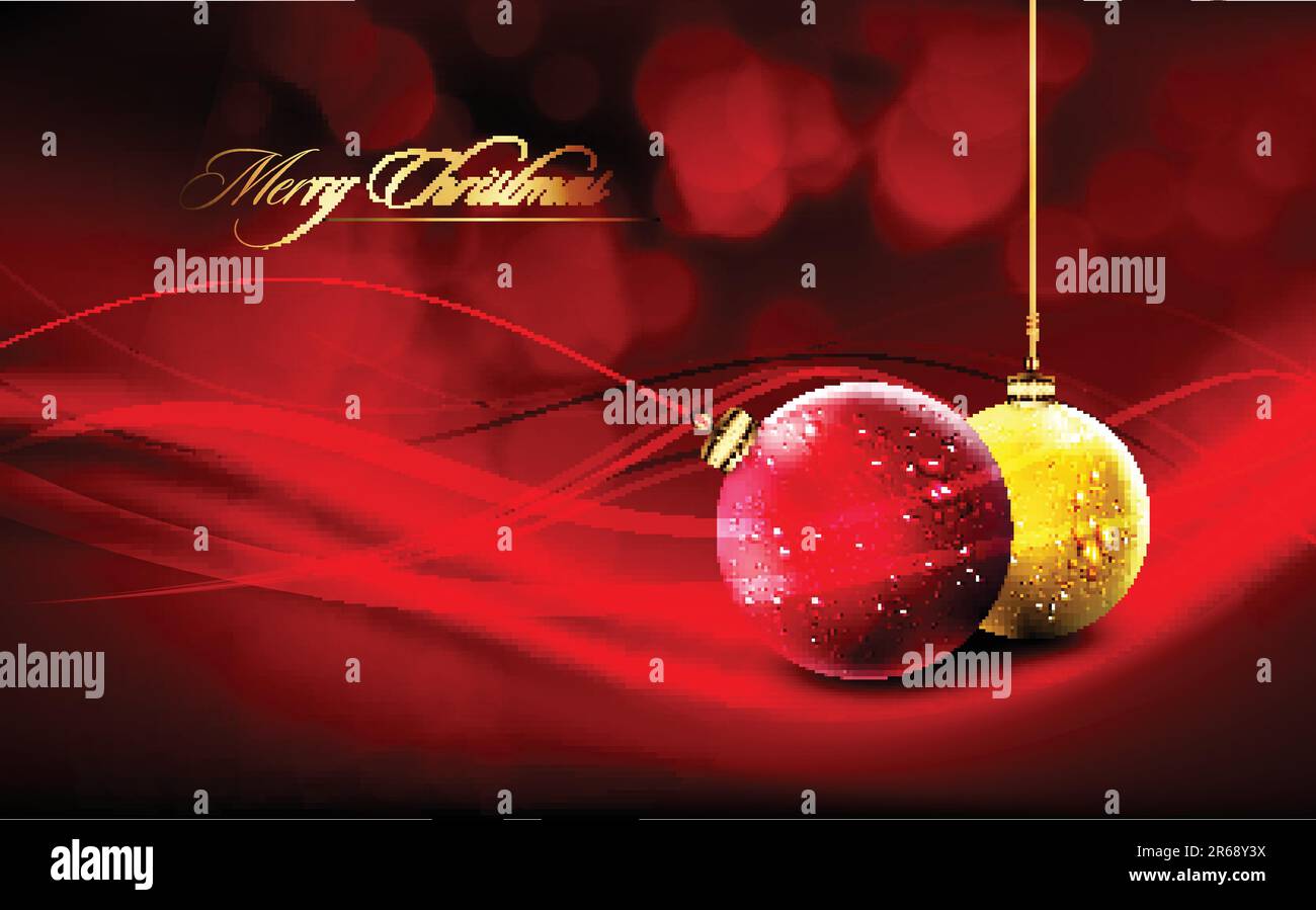 Christmas Card | Deep Red Background Stock Vector Image & Art - Alamy