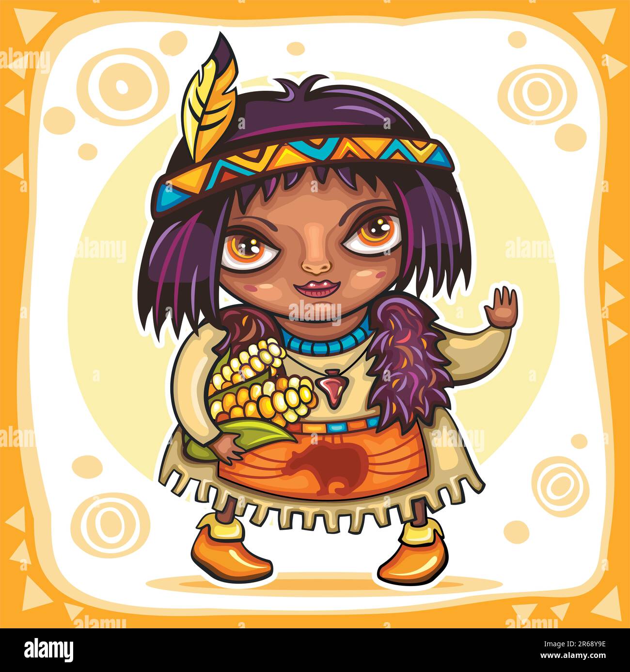 American indian corn Stock Vector Images - Alamy