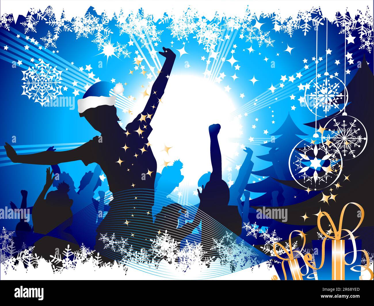 Christmas party background Stock Vector Image & Art - Alamy