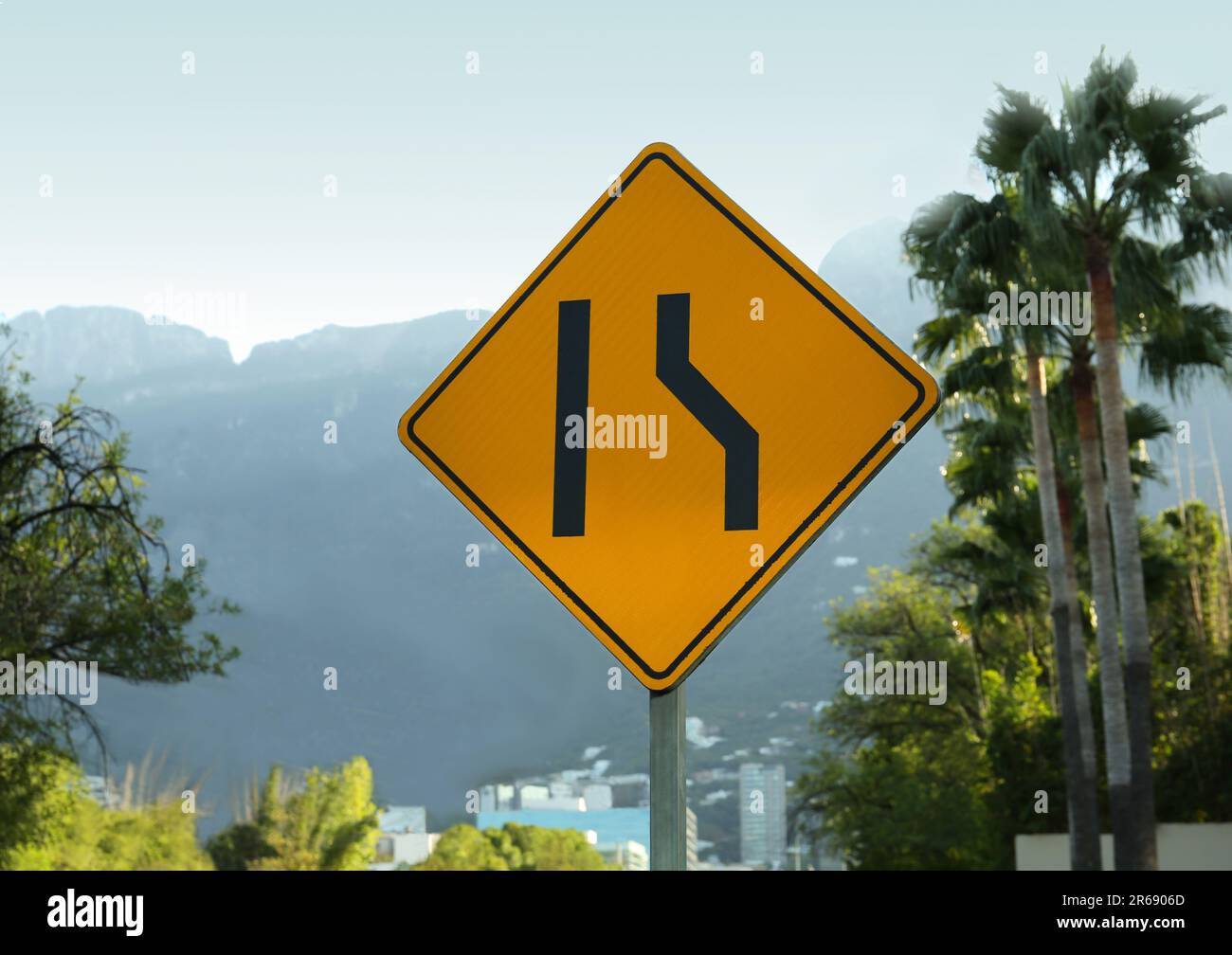 Road narrows on right hi-res stock photography and images - Alamy