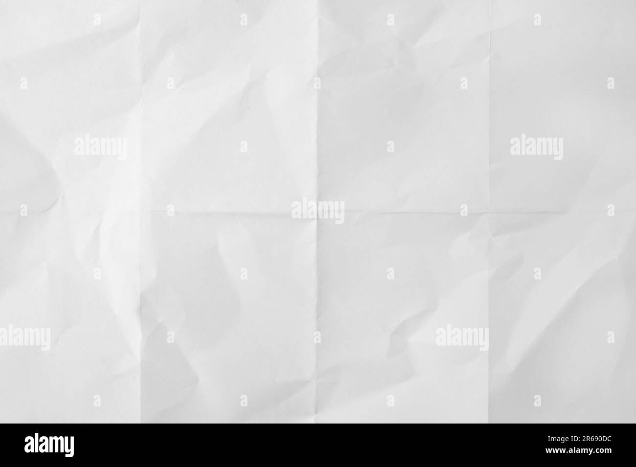 Sheet of folded white paper as background, top view Stock Photo - Alamy