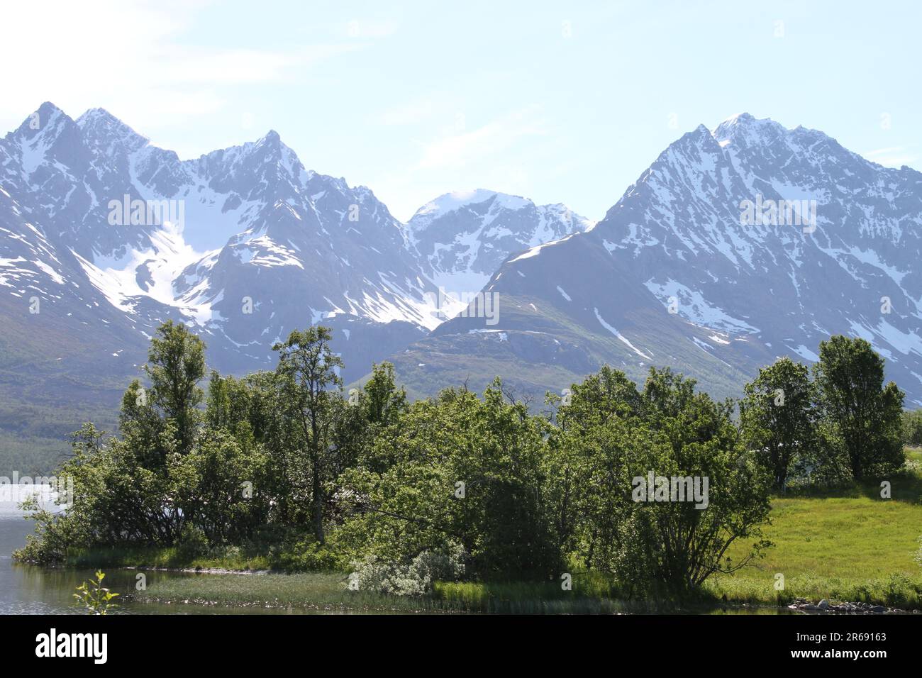 Lyngen Alps, Norway, mountains and fjords Stock Photo - Alamy