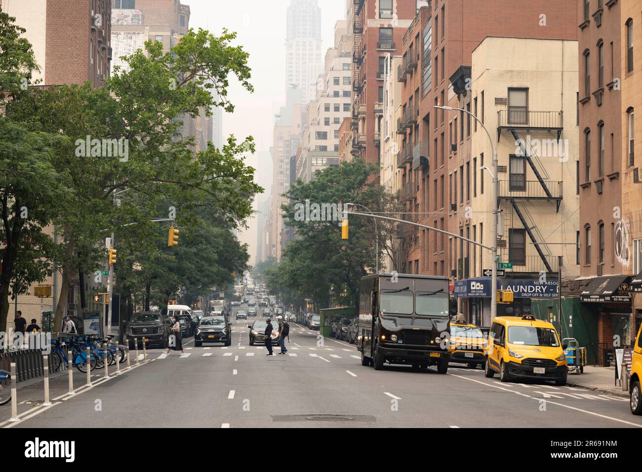 New York, New York, USA. 7th June, 2023. Midtown Manhattan amid the ...