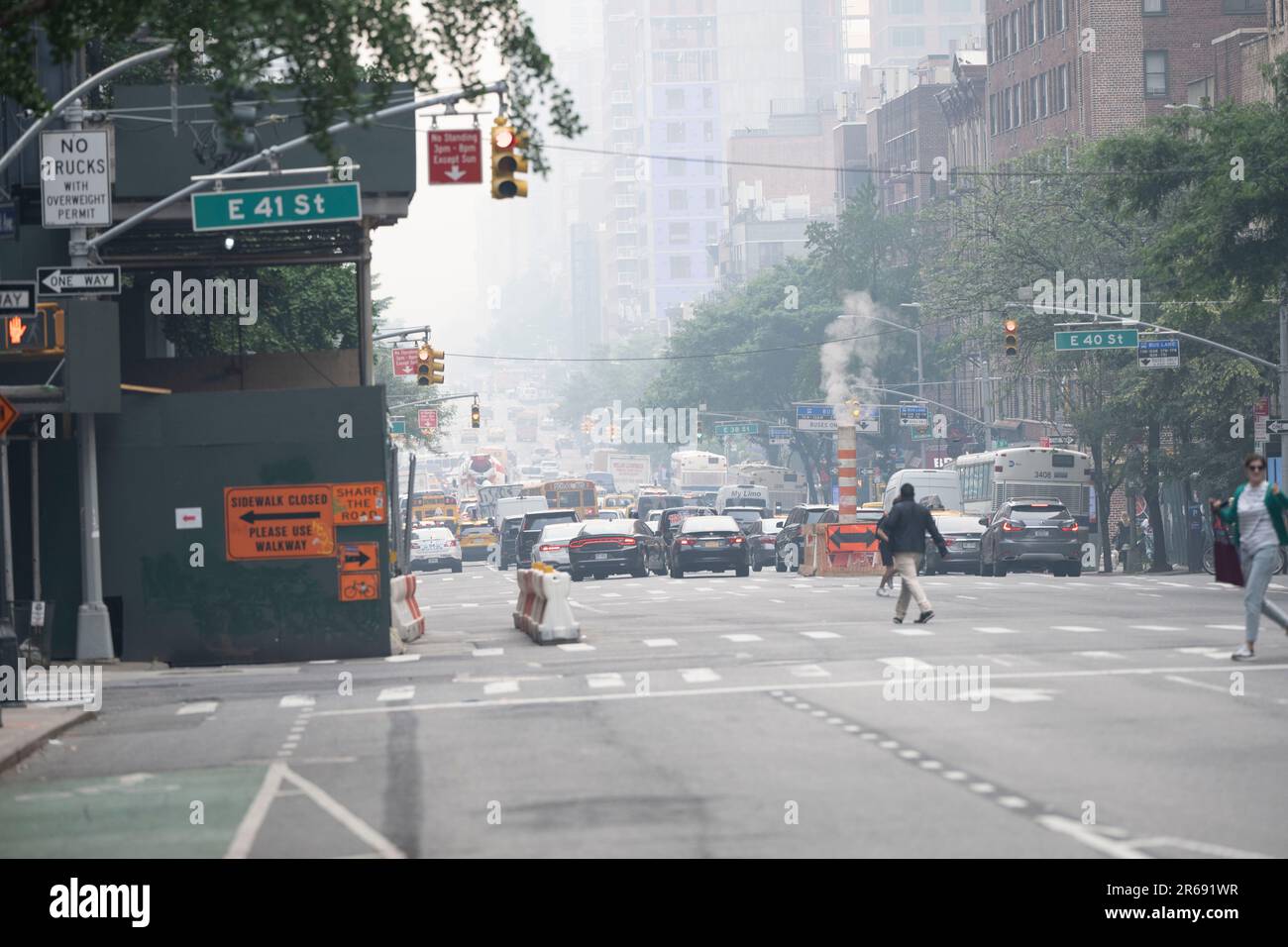 New York, New York, USA. 7th June, 2023. Midtown Manhattan amid the ...